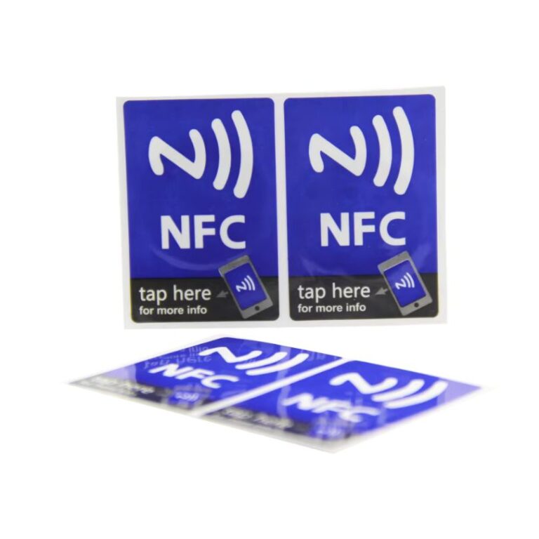 Custom Printed NFC stickers 13.56MHz Phone Paper Sticker