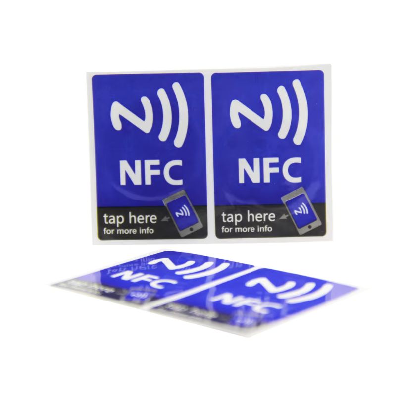 Custom Printed NFC stickers 13.56MHz Phone Paper Sticker